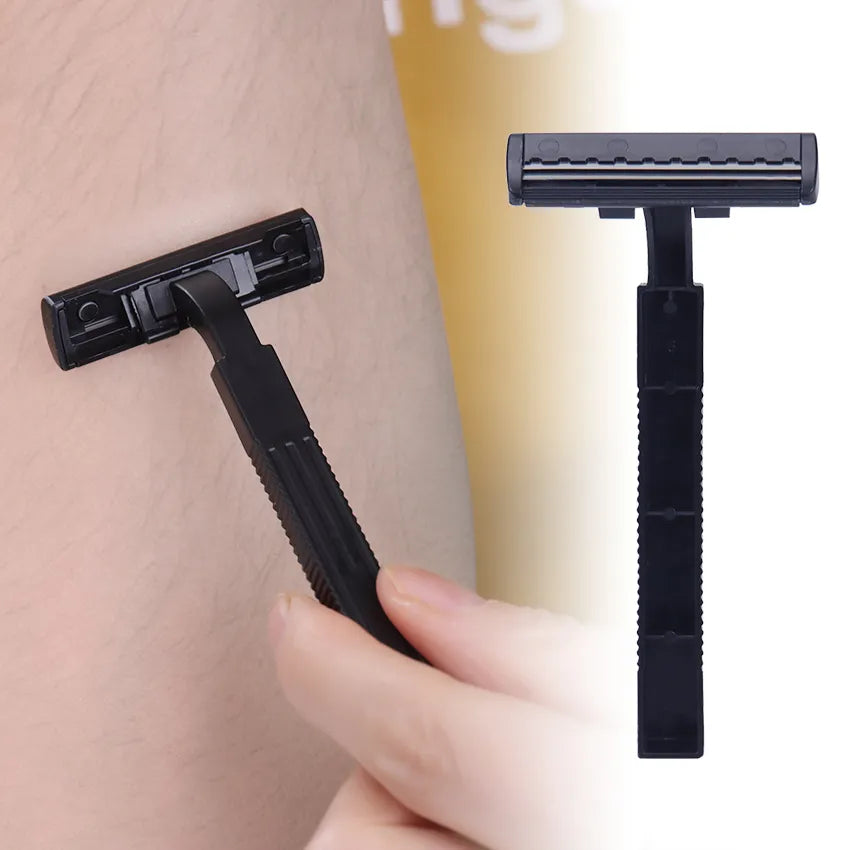 30x Disposable Shaver - Two Blade Plastic Handle Stainless Steel Razor